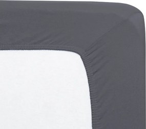 Florella Prostěradlo Avance Jersey 45 Schiefer, 180-190x200 cm