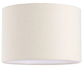 Ideal Lux Stolní lampa SET UP, SMALL, ⌀30cm Barva stínidla: béžová, Barva podstavce: bílá