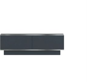 TV stolek ALVIN 135 cm, antracit/stříbrná