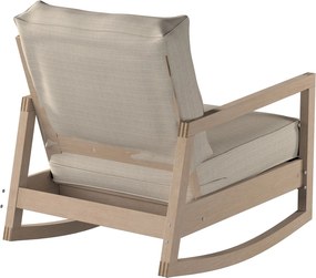 Potah na křeslo IKEA Lillberg barva béžová látka pletený vzor