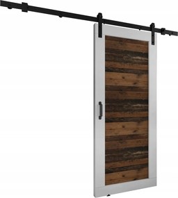 Posuvné dveře LOFT ADIO 1 bílý + old style 80