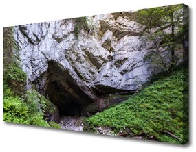 Obraz na plátně Hora Jeskyně Příroda 125x50 cm