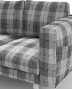 Potah na pohovku IKEA Norsborg 3-místná barva šedá látka pletený vzor, vzorované