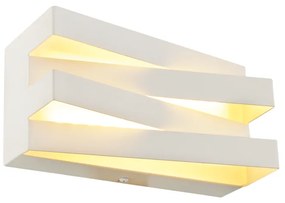 ACA Lighting LED nástěnné dekorativní svítidlo MILANO 12W/230V/3000K/960Lm/270°/IP20, bílé