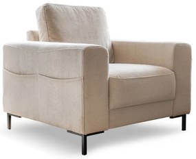 Béžové manšestrové křeslo Lofty Lilly - II. jakost – Miuform