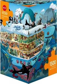 HEYE Puzzle Zábava v ponorce / 1500 dílků / 80 × 60 cm