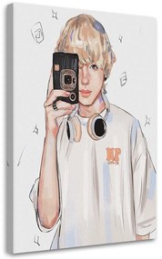 Gario Obraz na plátně Dospívající blondýna - Vivian Lihonde Rozměry: 40 x 60 cm