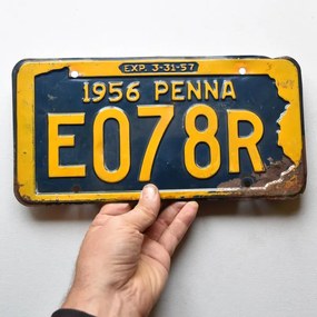 Americká SPZ Pennsylvania 1956 Penna E078R