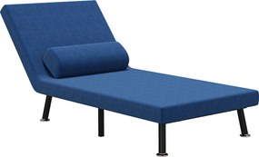 HOMCOM Rozkládací Křeslo, Skládací Křeslo s Funkcí Lůžka, Polštář na Záda, Sklopný Relaxační Křeslo v Lnu, Nastavitelný Záda, Nosnost až 150 kg, pro O