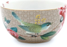 Pip Studio Blushing Birds miska Ø12cm, khaki