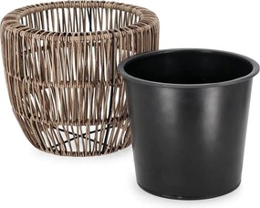 Plastové/z umělého ratanu květináče v sadě 3 ks ø 44 cm Ayun – Bizzotto