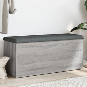 vidaXL Úložná lavice 102 x 42 x 45 cm kompozitní dřevo [835055] Barva: šedá sonoma