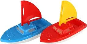 TEDDIES Plachetnice do vody 12x21 cm / Hračka do vody / Plast / 2 barv