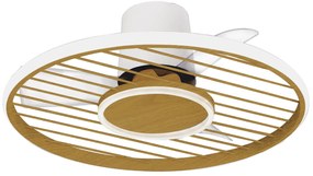 Mantra 8722 Soho, ventilátor se svtídlem a dálk. ovladačem LED 45W 2700-5000K, dřevěná, průměr 66cm