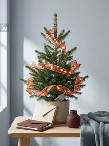 Sinsay - Vánoční LED girlanda s hvězdičkami - červená