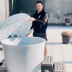 Caretta ochlazovací káď Budfitter do sauny Bílá