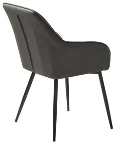 Designová židle Jadwiga III tmavě šedá