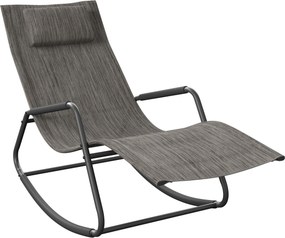 XXXLutz HOUPACÍ LEHÁTKO, šedá, antracitová Ambia Garden - 00000R000204