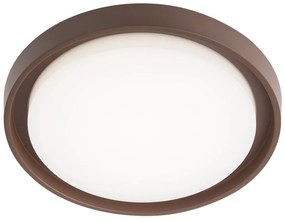 Redo 9185 stropní LED svítidlo Bezel tmavě hnědé, 30W, 3000K, ø34cm