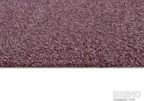 Breno Metrážový koberec LIBERTY 45 fialový, šíře 400 cm, Fialová