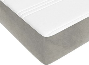vidaXL Box spring postel s matrací 120 x 200 cm samet [3144321] Barva: Černá