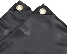 Plachta antracitová 1,5 x 2 m 650 g/m² 156100