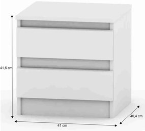 Noční stolek HANY NEW 002, bílá