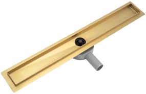 Lineární odtokový žlab Rea Greek Pro 70 cm zlatý