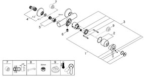 GROHE 23786000 - Sprchová baterie START CLASSIC 150 mm lesklý chrom