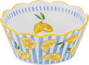 Žlutá/světle modrá mísa ø 16 cm Capri – Ladelle