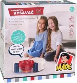 MaDe 16546 - Vysavač, robotický, světlo, zvuk