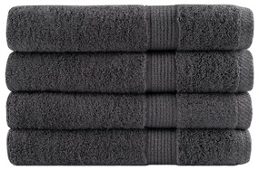 Premium Ručníky Solund 2 Ks Antracitové 600 G/M² Antracitová - 25 / 100 x 150 cm
