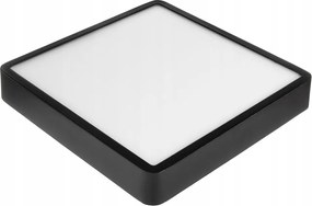 LEDLUX LED panel čtvercový povrchový černý 23x23x3,5 cm - 24W - 1900L - neutrální bílá