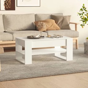 Konferenční stolek bílý 102 x 55 x 45 cm kompozitní dřevo,  810899 HangarStore.cz