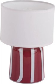 Červená kovová LED stolní lampa (výška 20 cm) Verano LED – Leitmotiv