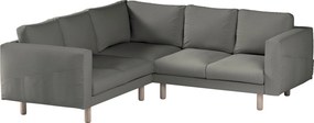 Potah na pohovku IKEA Norsborg rohová 4-místná barva šedá látka pletený vzor