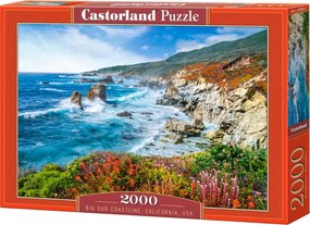 Castorland puzzle pobřeží big sur, kalifornie, usa 2000 dílků