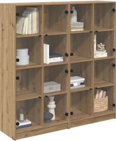 Vysoký bufet 2 ks Artisanový dub 68 x 37 x 142 cm 3402645