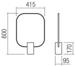 Redo 01-1227 - LED Stmívatelná stolní lampa DOM LED/21W/230V černá