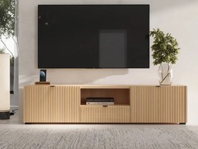 TV stolek/skřínka Siroti 2K1SZ SR03, Barva dřeva: bělený dub vicenza