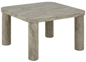 Světle šedý konferenční stolek v dekoru mramoru 60x60 cm Solano – Actona