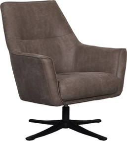 LABEL51 Designové otočné křeslo TOD hnědé CM-55.028