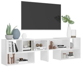 vidaXL TV skříňka bílá s vysokým leskem 149x30x52 cm kompozitní dřevo
