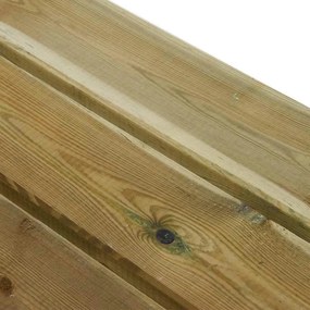 Zahradní lavice 110 cm impregnované masivní borové dřevo 318173