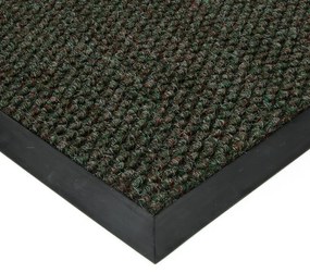 Zelená textilní zátěžová vstupní čistící rohož Fiona - 140 x 190 x 1,1 cm