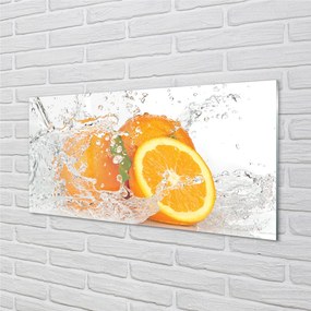 akrylový obraz Pomeranče ve vodě 140x70 cm