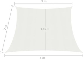 vidaXL Stínící plachta 160 g/m² 3/4 x 2 m HDPE [311268] Barva: antracitová