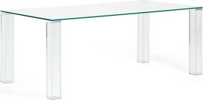 Skleněný jídelní stůl 100x200 cm Adularia – Kave Home