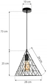 Stropní svítidlo Triangle LH2058