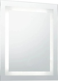 vidaXL Koupelnové zrcadlo s LED světly a dotykovým senzorem 60 x 80 cm [144730]